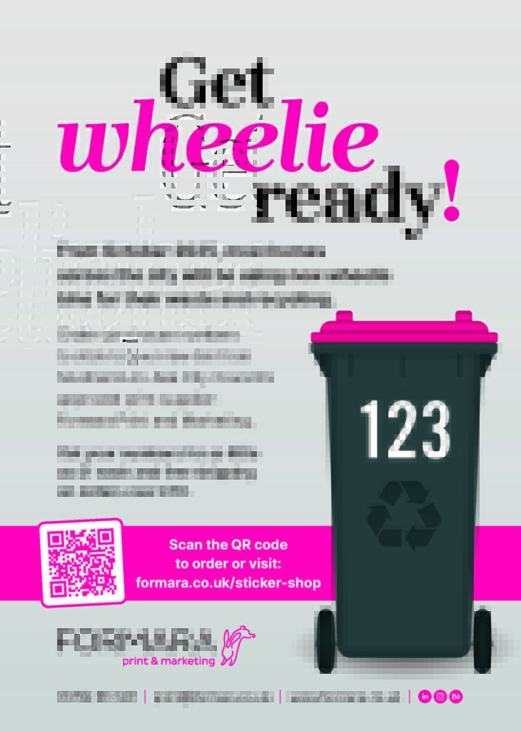 Bin Stickers Southend – Custom Labels for Waste & Recycling